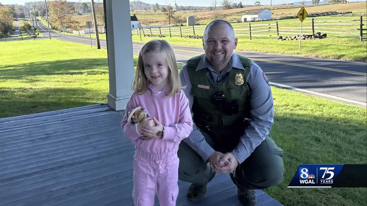 Park ranger finds lost stuffed animal on Gettysburg Battlefield