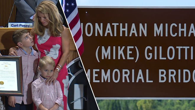 Family of Mike Gilotti honored in Hoover
