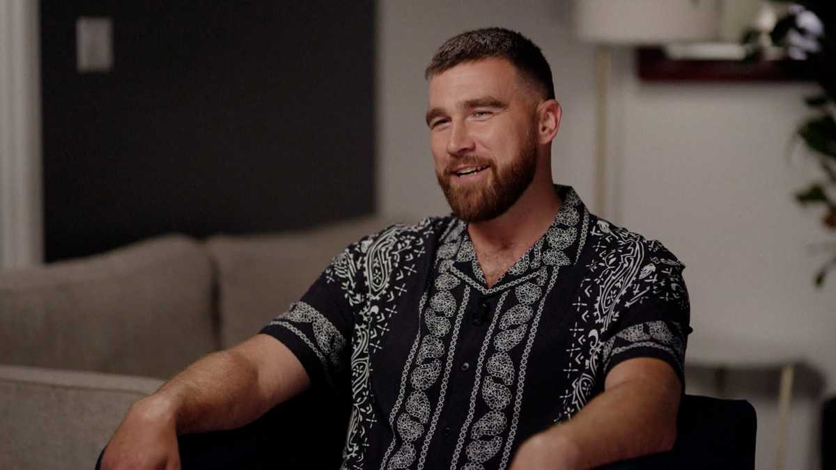Travis Kelce, Chiefs tight end, talks private life with ABC News