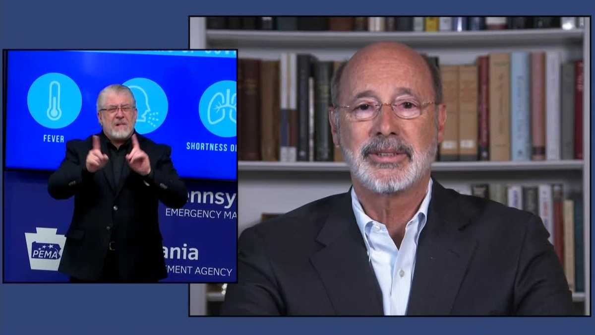 CORONAVIRUS: Gov. Tom Wolf asks all Pennsylvanians to wear masks when ...