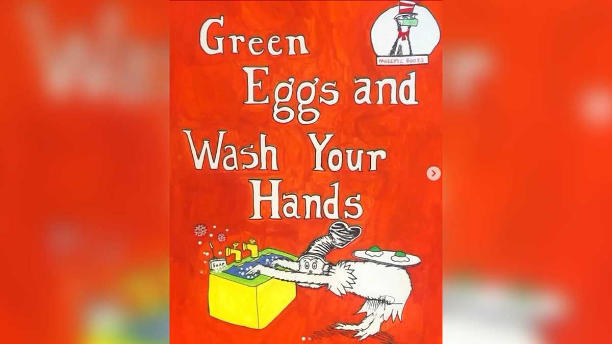 Mom recreates popular children's book covers to help explain ...