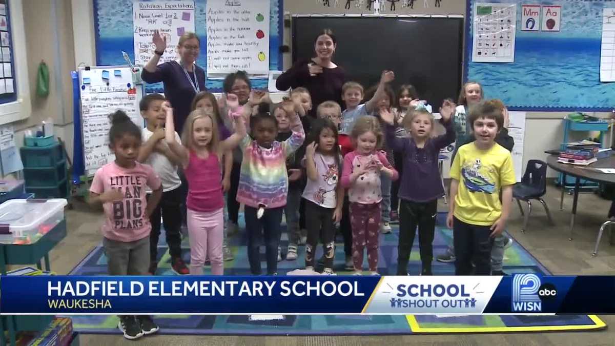 12/29 School Shout Out: Hadfield Elementary