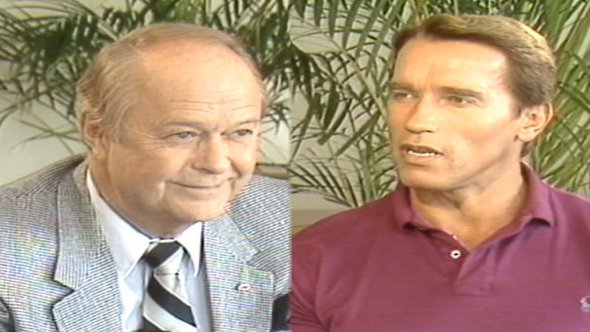 Arnold Schwarzenegger on politics, career change in 1987
