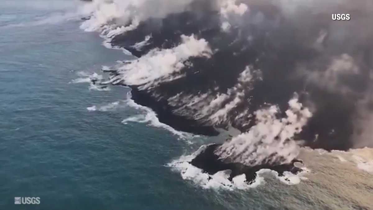 Kilauea continues to spew lava, ash