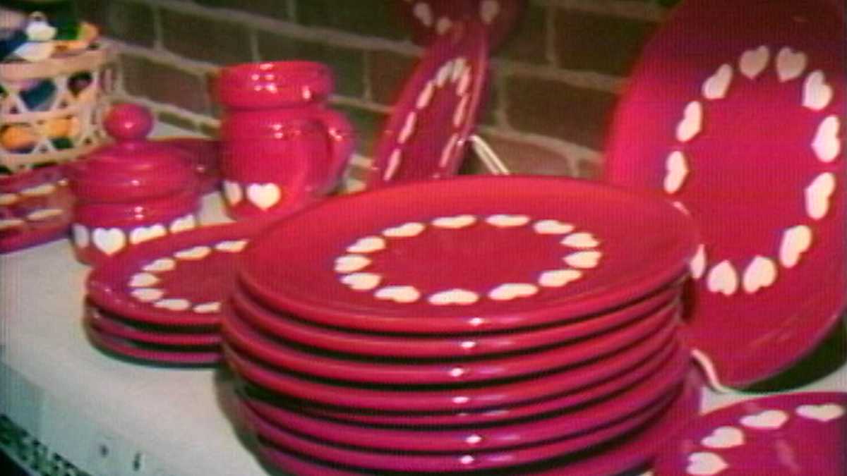 Heart-shaped everything at store made Valentine’s shopping easy