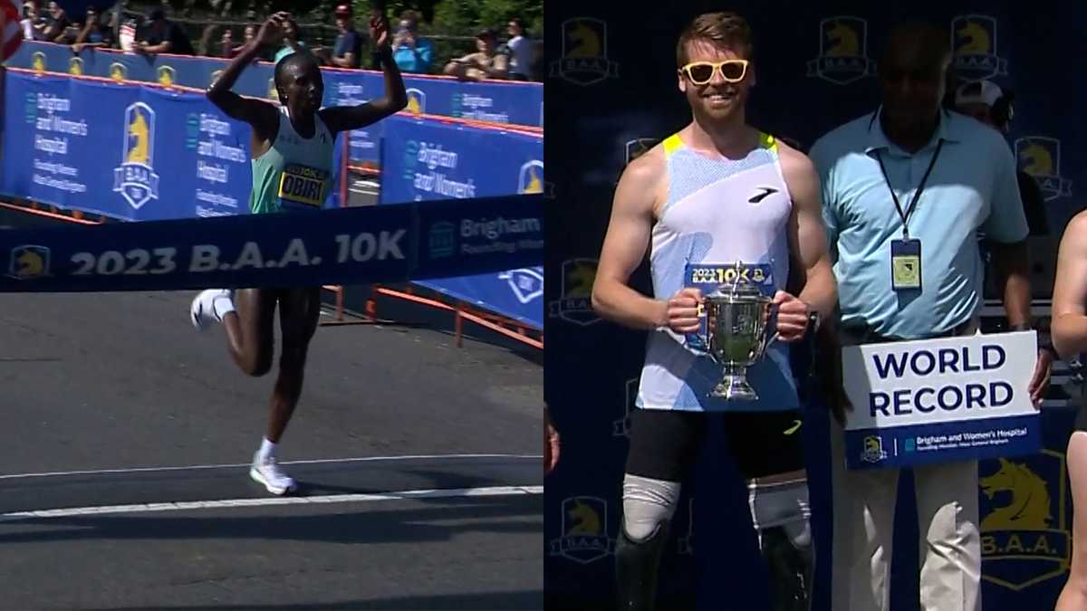 Boston Marathon winner, Mass. native shine in B.A.A. 10K