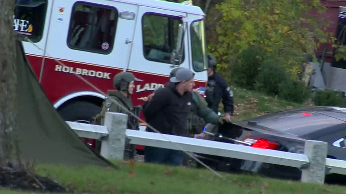 One taken into custody after tense standoff in Holbrook