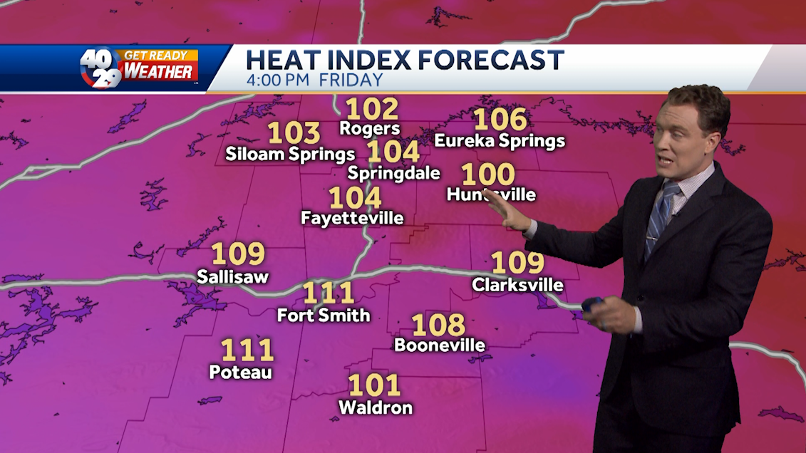 Hottest temps in 6 years possible Thursday & Friday