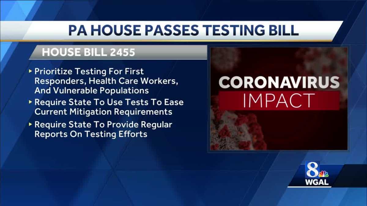 Pennsylvania House passes bill to expand COVID-19 testing Pennsylvania House passes bill to expand COVID-19 testing