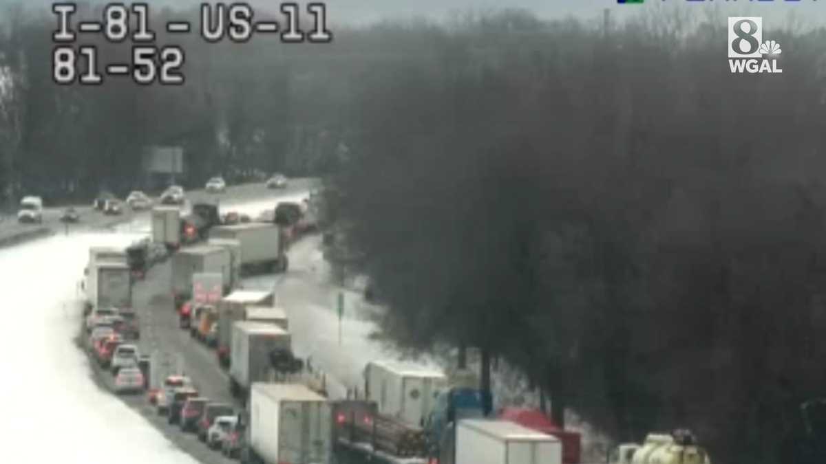 Multi-vehicle crash shuts down stretch of Interstate 81 in Cumberland ...
