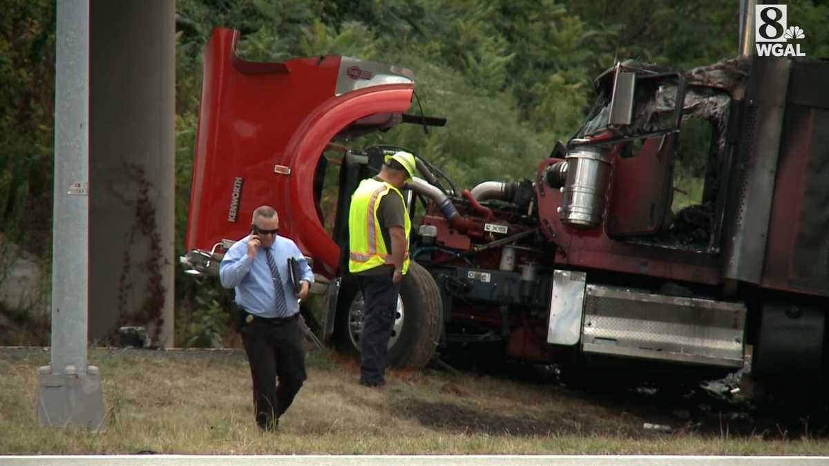 Truck driver killed in fiery crash on I-81 in Pennsylvania