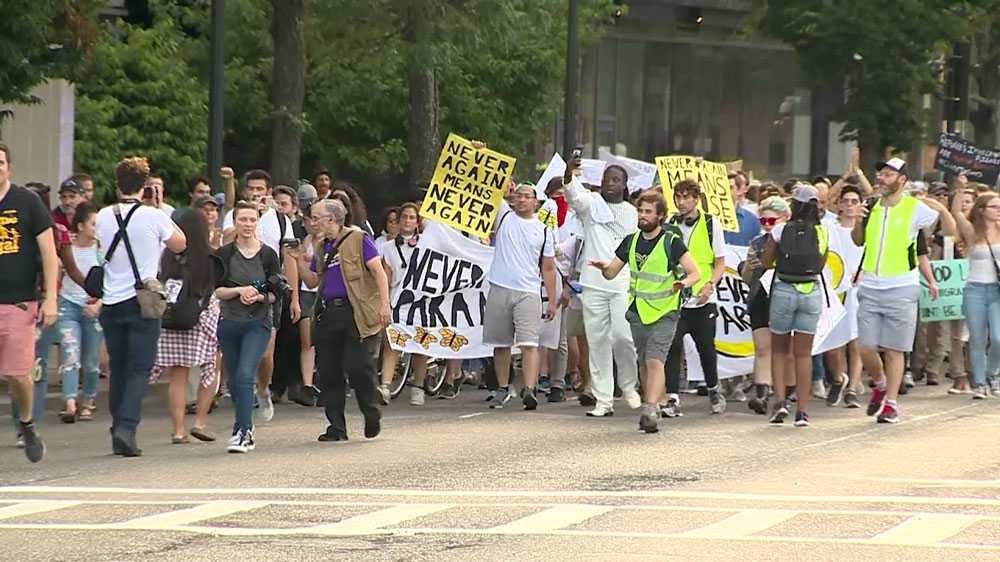 More than a dozen arrested during Boston immigration protest