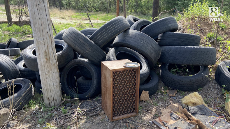 Police investigate illegal dumping in York County, Pa. Police investigate illegal dumping in York County, Pa.
