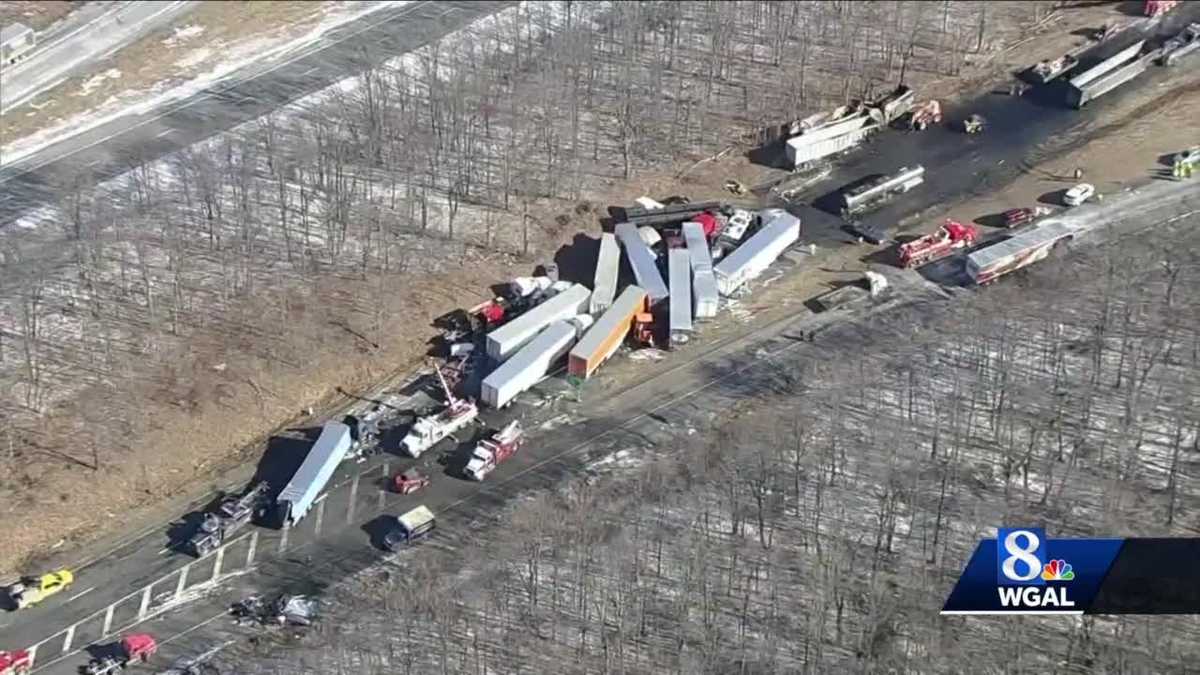 Safety advice for drivers involved in a highway pileup