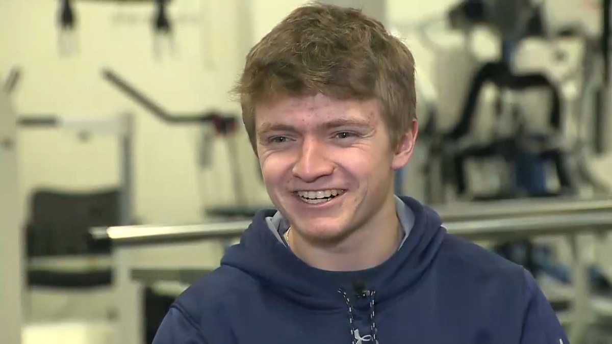 Mass. teen paralyzed by hockey injury making progress in recovery