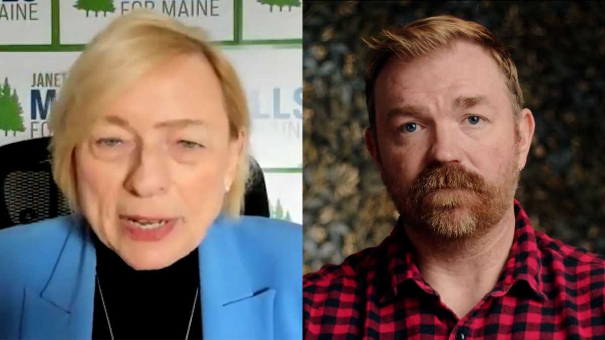 Mills stands by attack ad highlighting Platner's Reddit posts