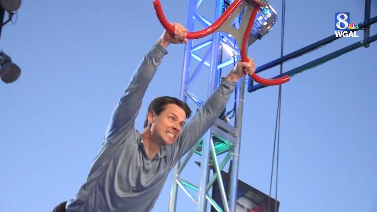 WGAL's Jere Gish, Corinne Lillis take a run at American Ninja Warrior