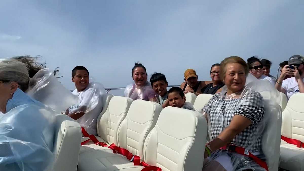 Former Patriots player takes young cancer patients, families on Codzilla