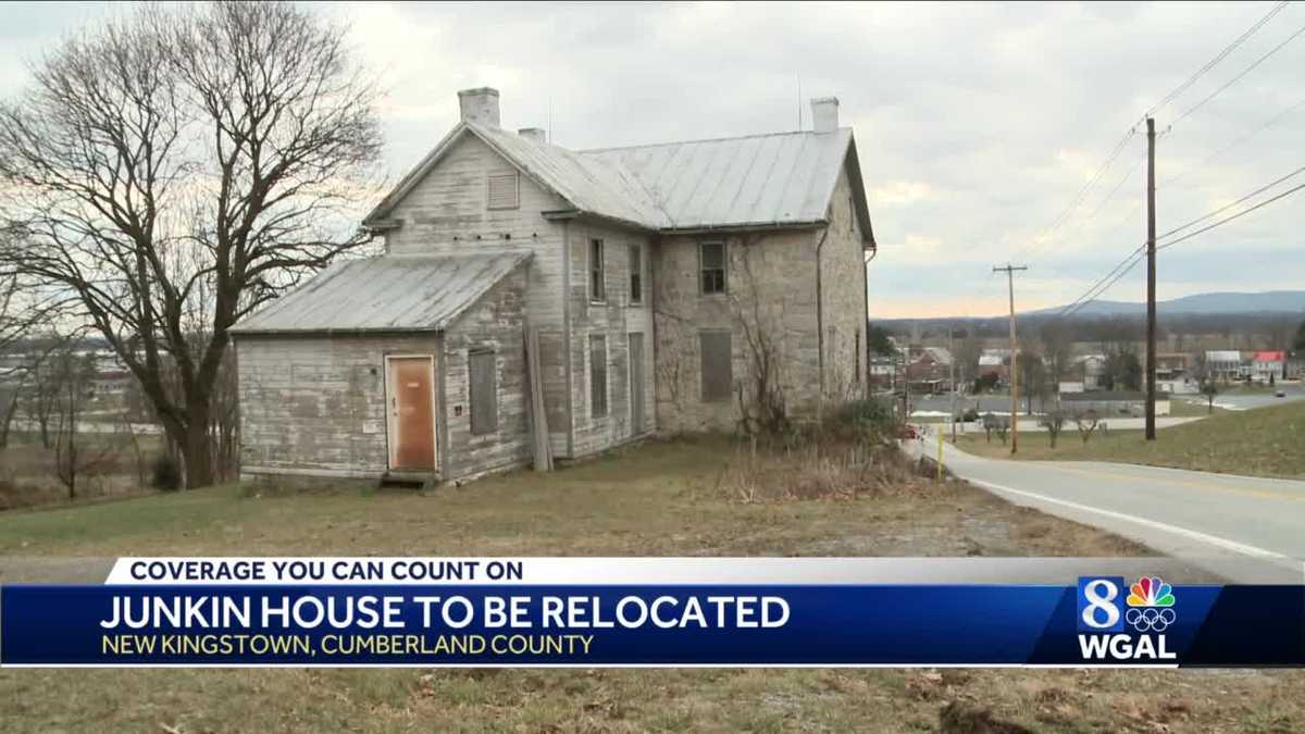 JOSEPH JUNKIN HOUSE in Cumberland County to be moved