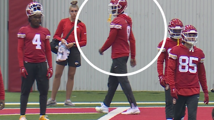 Chiefs wide receiver Justyn Ross practices on Wednesday Chiefs wide receiver Justyn Ross practices on Wednesday