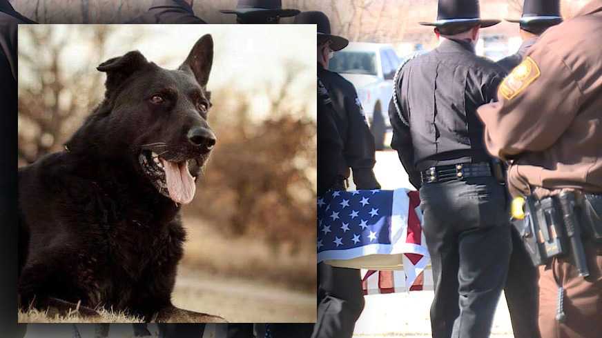 Oklahoma County Sheriff's K9 ‘Falco’ laid to rest