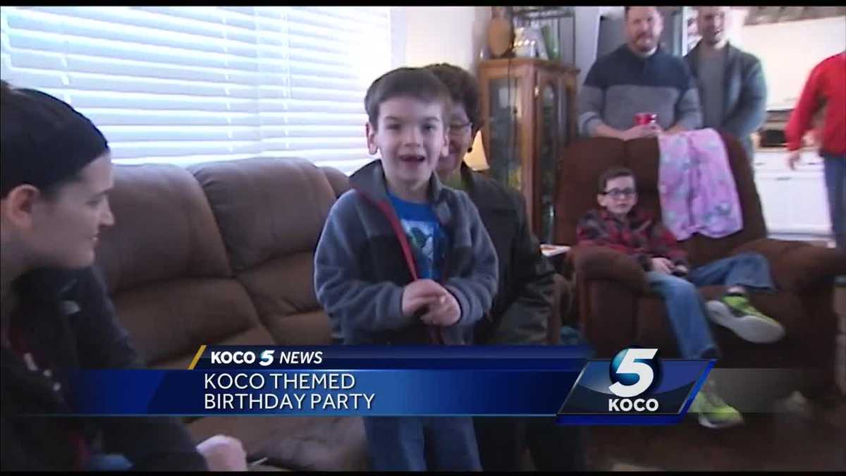 Shawnee family throws KOCO-themed party for boy’s 5th birthday