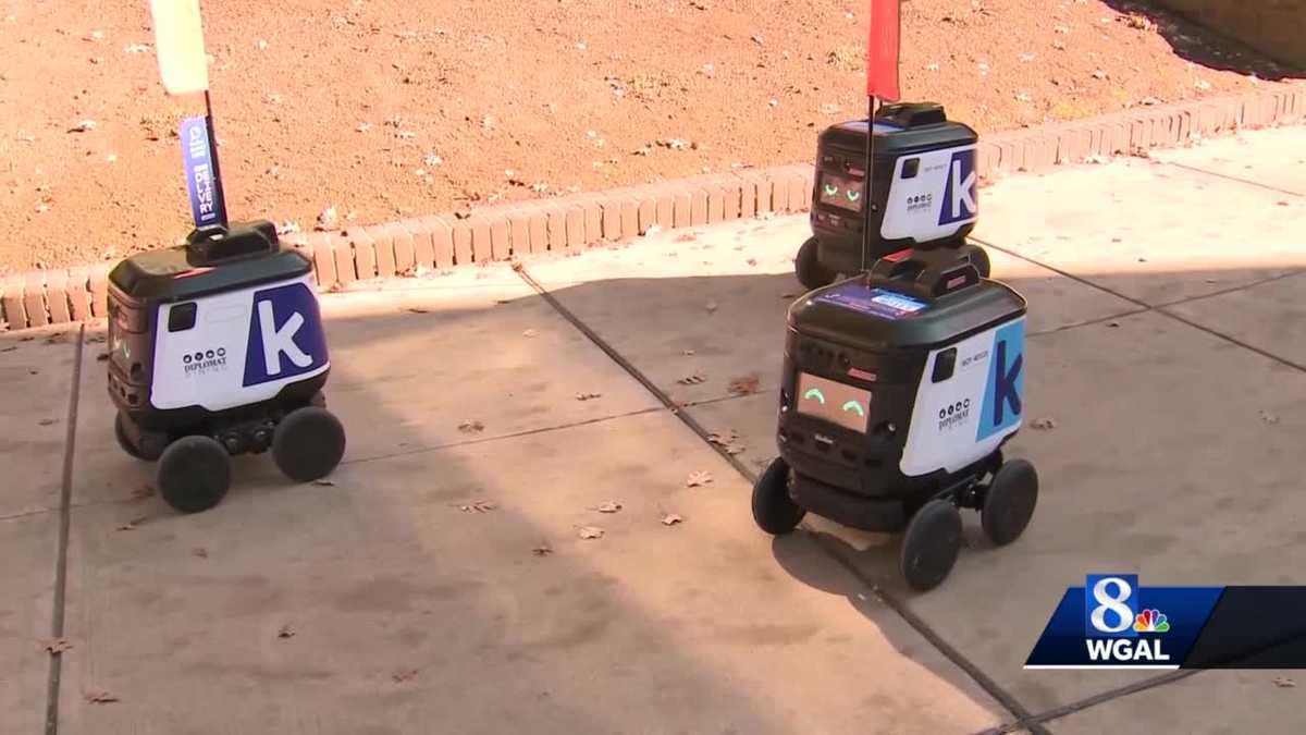 Robotic delivery service brings food to F&M College students