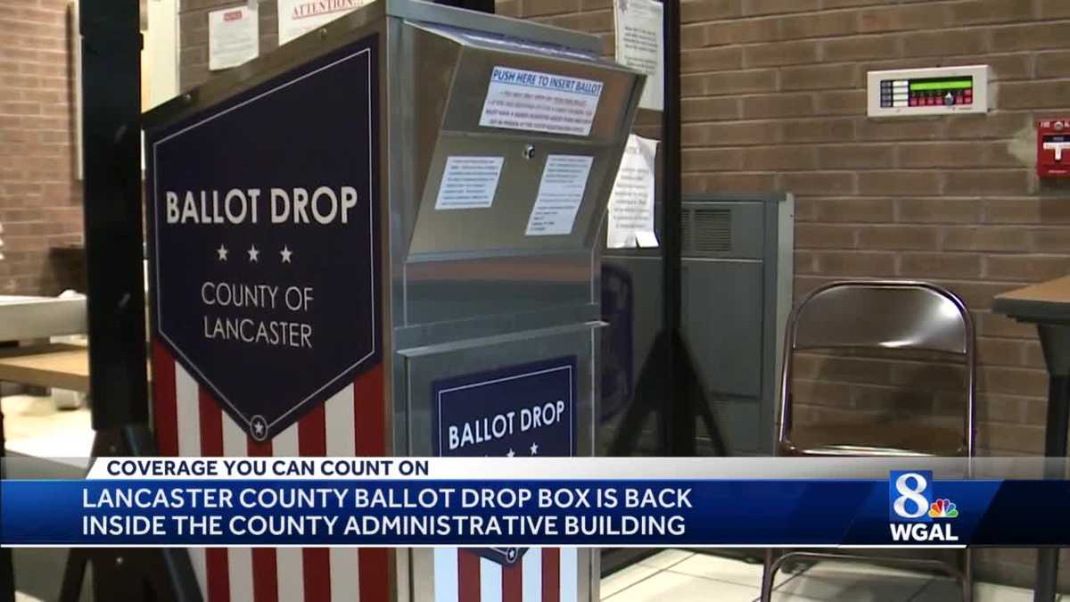 Ballot dropbox returns to Lancaster County building