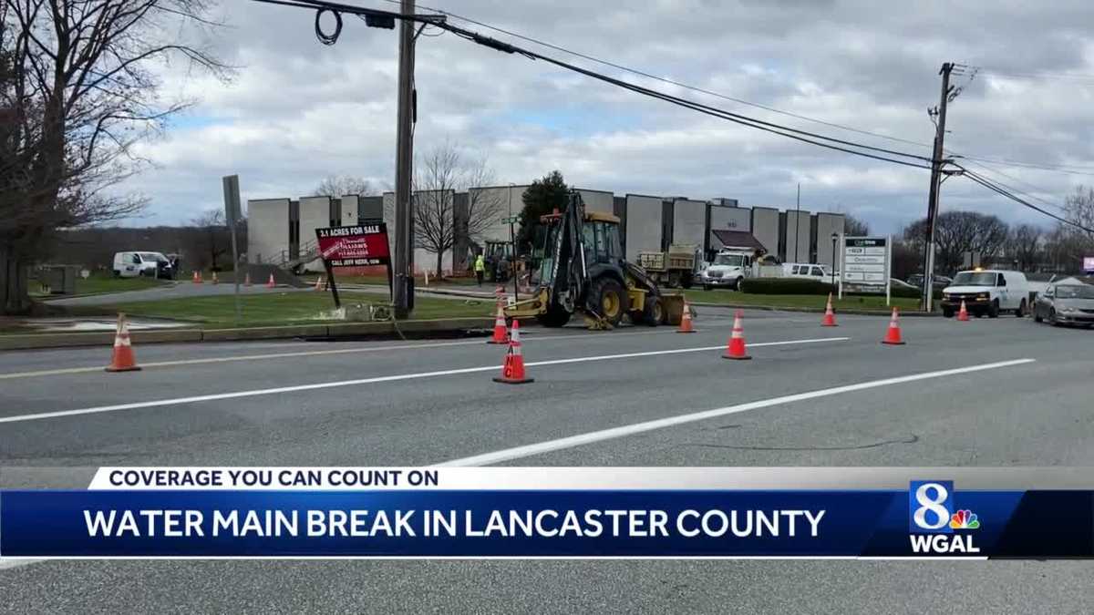 Two water main breaks cause problems in Lancaster County, Pa.