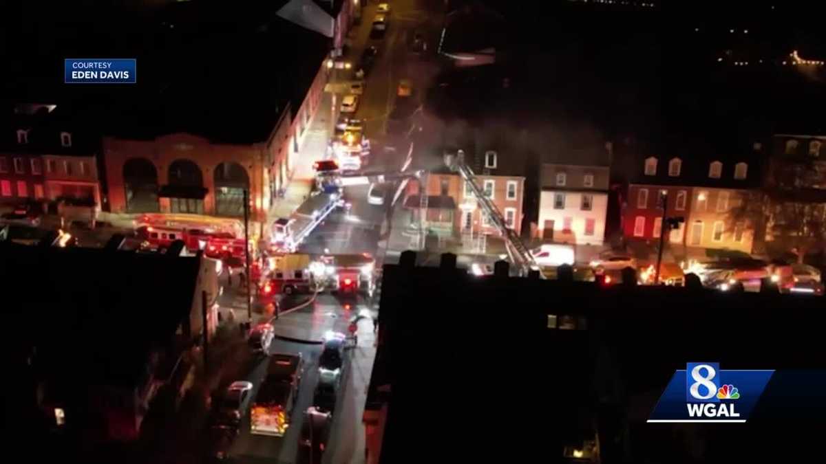 One person taken to hospital after fire in Lancaster