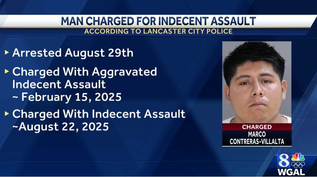 Lancaster man charged with indecent assault in two incidents