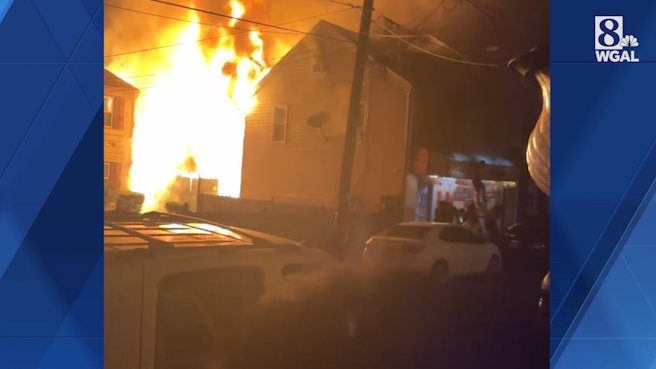 5 people escape burning building in Lancaster