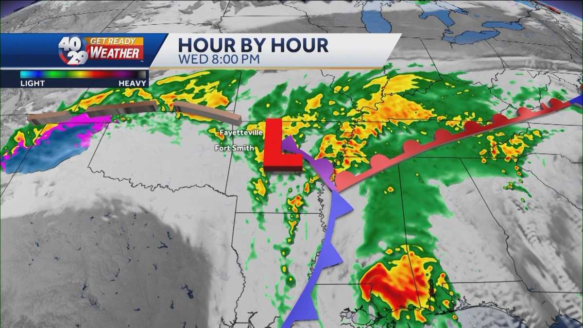 SEVERE DAY: Heavy rain in NWA, flooding possible