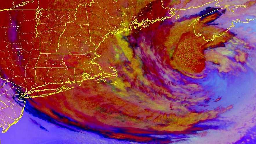 Explaining Lee's limited impact on inland Massachusetts