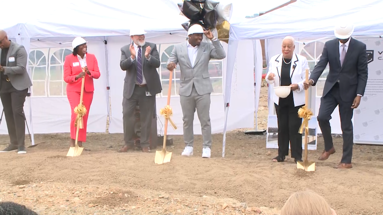LeSean McCoy hosts groundbreaking for apartment building in Harrisburg, Pa.