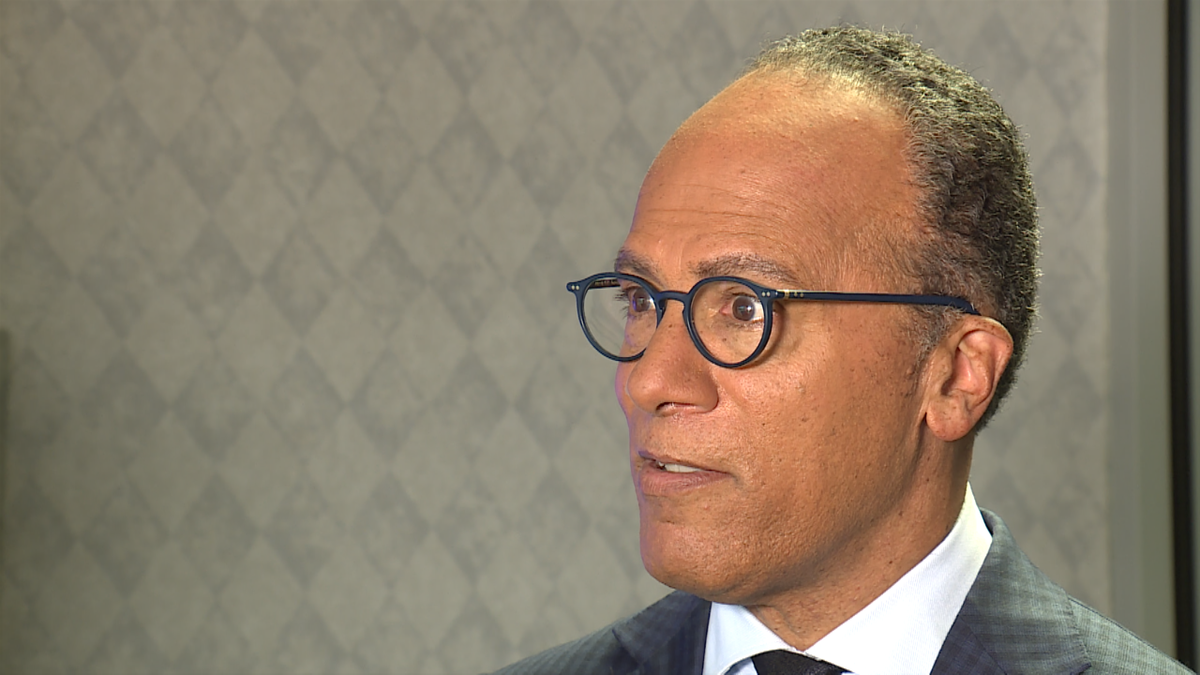 Interview with Lester Holt during Across America tour stop in Alabama