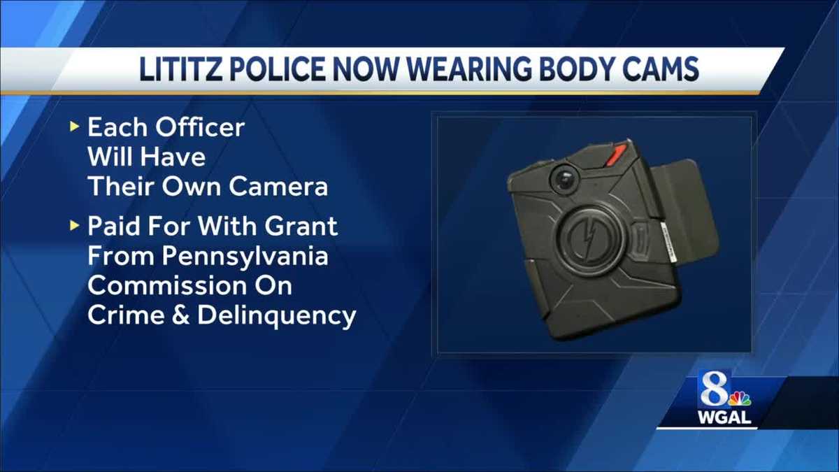 LITITZ POLICE OFFICERS begin wearing body cameras