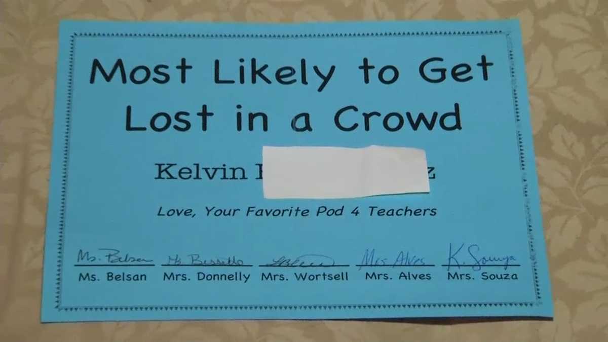 Mother angry after son with autism named ‘Most Likely to Get Lost in a ...