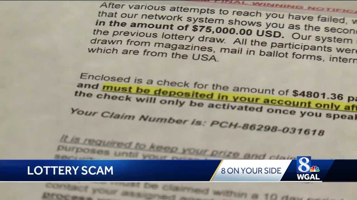 Top Scams of 2018 - No. 4, the Lottery Scam