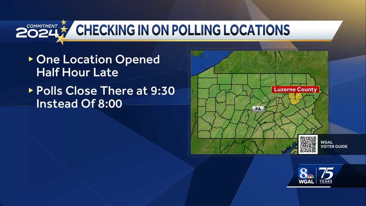 Luzerne County extends voting hours for polling location that opened ...