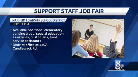 Manheim Township School District holds support staff job fair