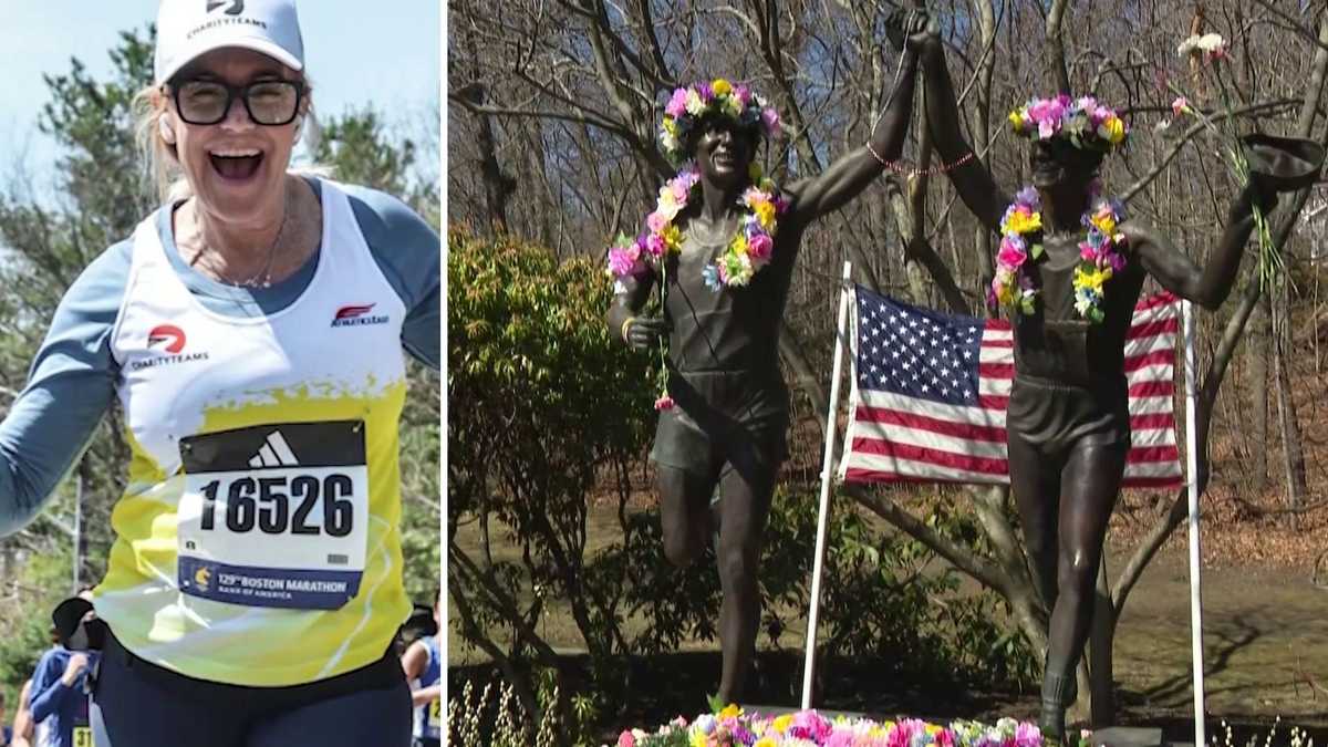 Marathon community honors Susan Hurley with bench dedication in Newton
