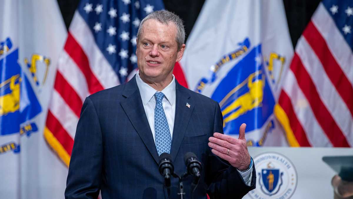 Massachusetts Gov. Charlie Baker on death of Boston officer ...