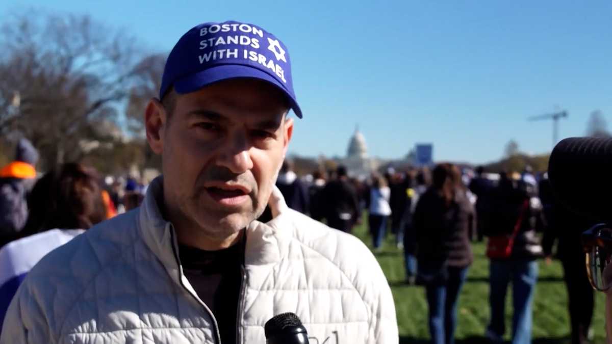 Mass. residents travel to Washington to join 'March for Israel'