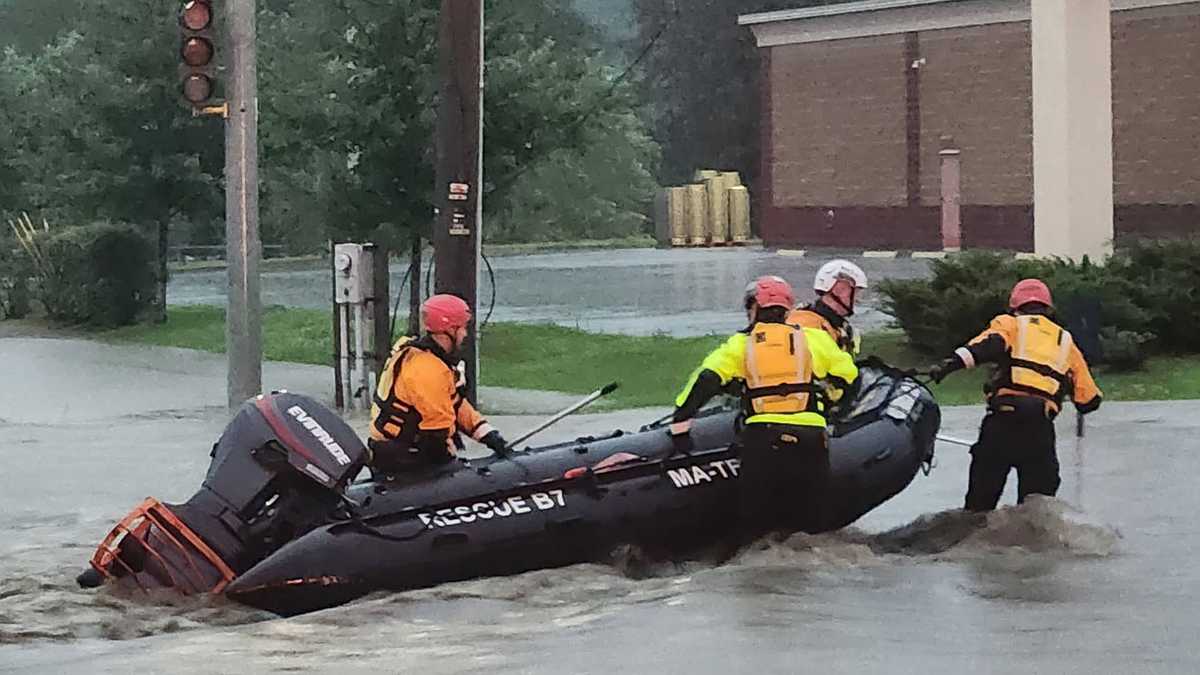 FEMA team from Mass. in flooded Vermont for search and rescue ops