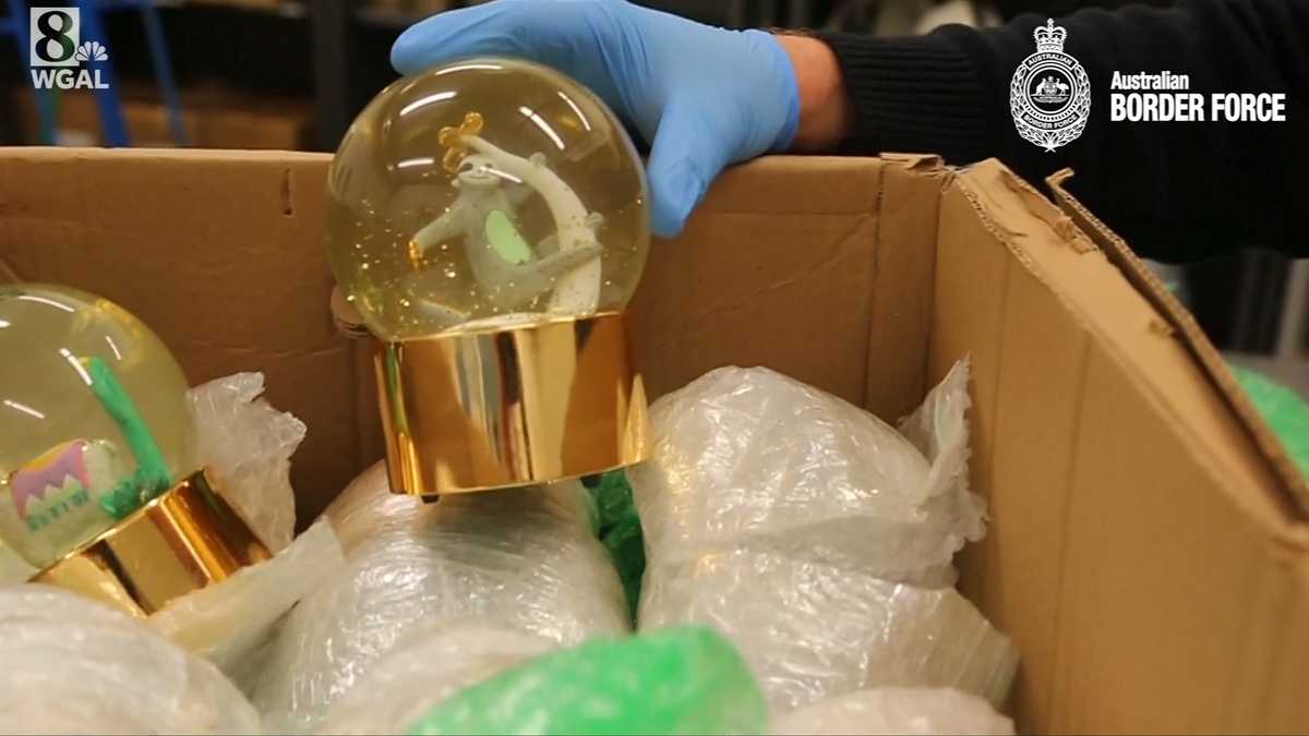 $700K in liquid meth hidden inside snow globes
