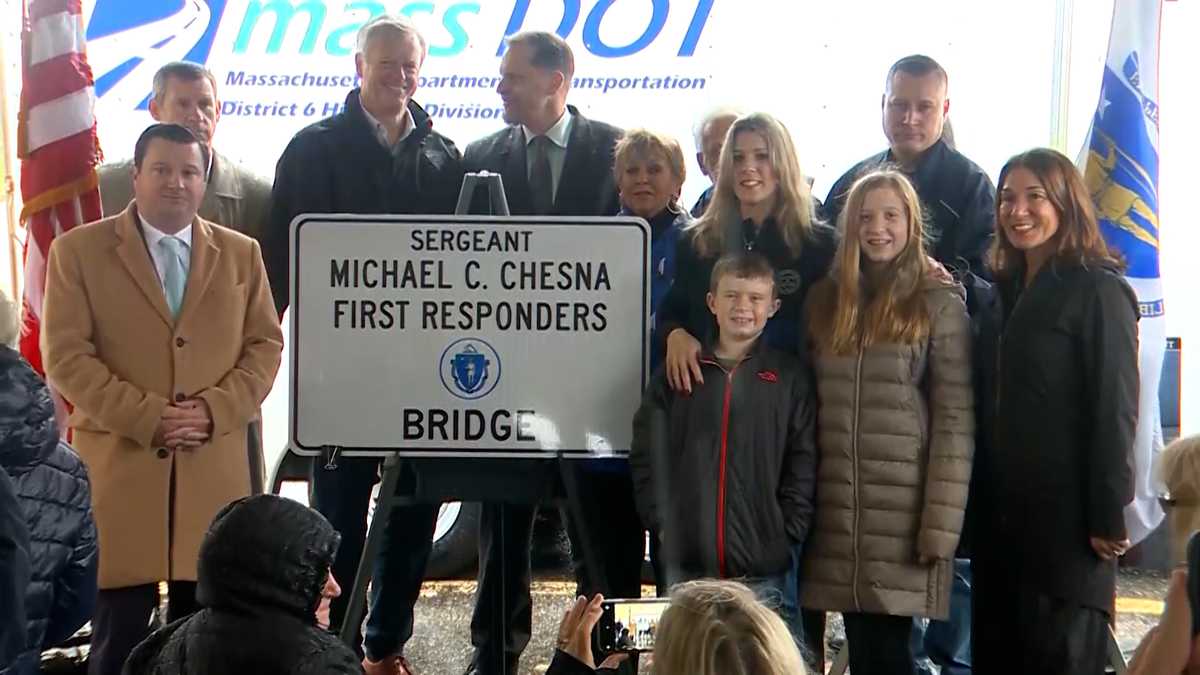 Chesna First Responders Bridge honors fallen Mass. police officer