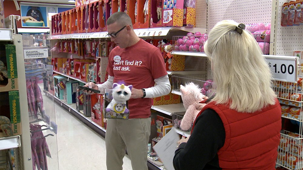 Christmas shopping for Wednesday's Child