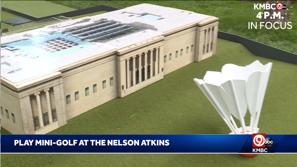 9 hole mini-golf course now open at The Nelson-Atkins Art Museum