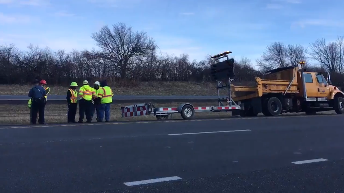 MoDOT truck struck in hit-and-run on I-470 near Douglas